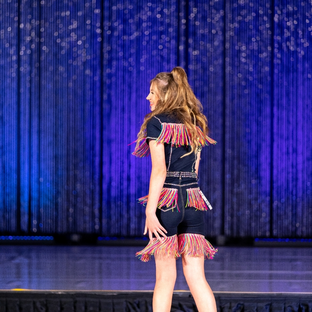 Pageant Denim Wear Outfit - Gem